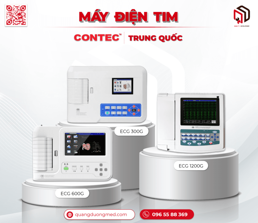 Vì sao nên lựa chọn máy đo điện tim Contec? - Thiết bị thăm dò chức năng